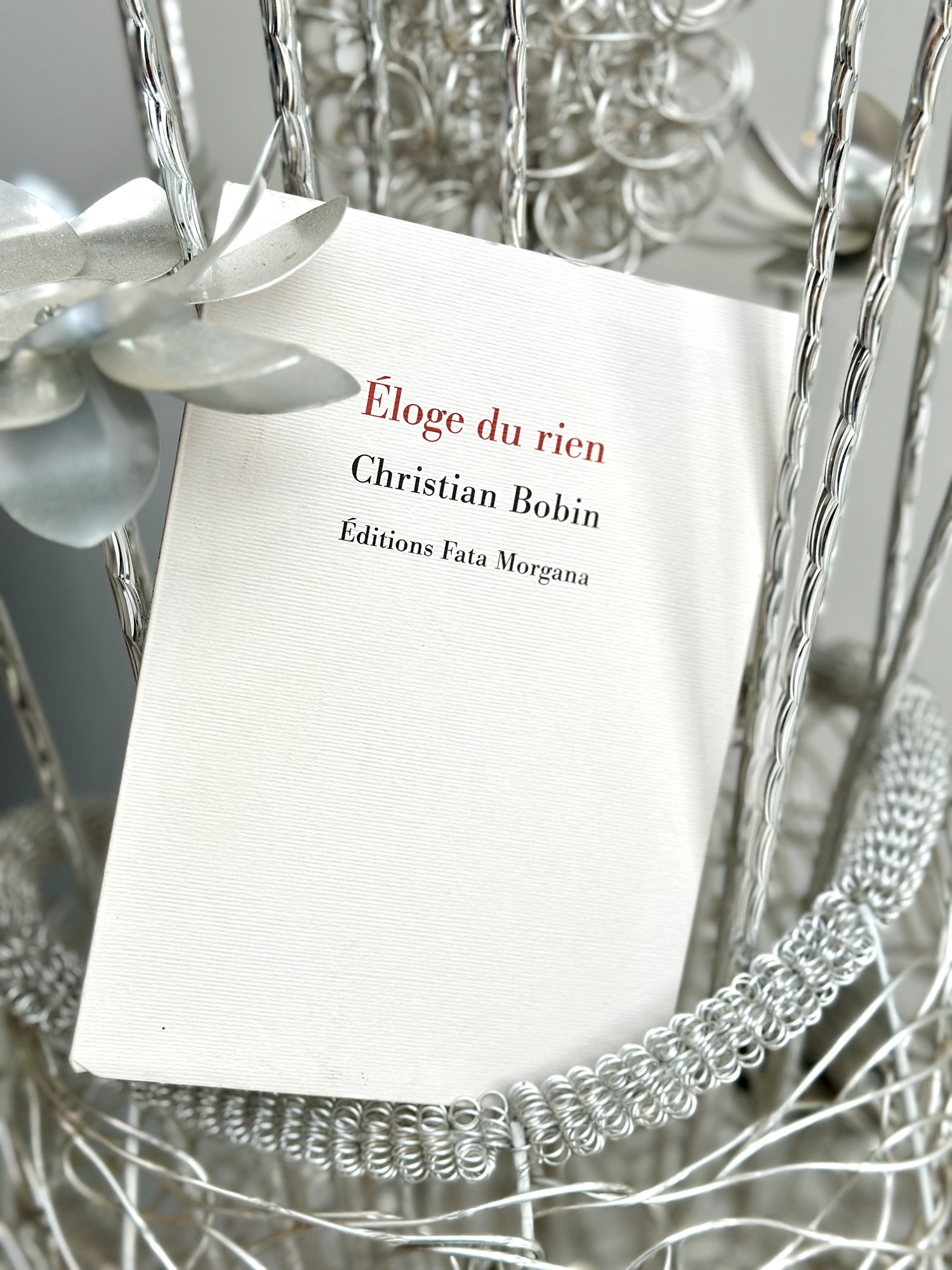Éloge du rien de Christian Bobin – La parenthèse de Céline